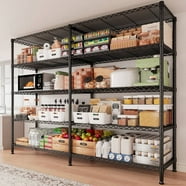 "Dextrus 5 Tier Stainless Steel Utility Rack, Heavy Duty Storage ...