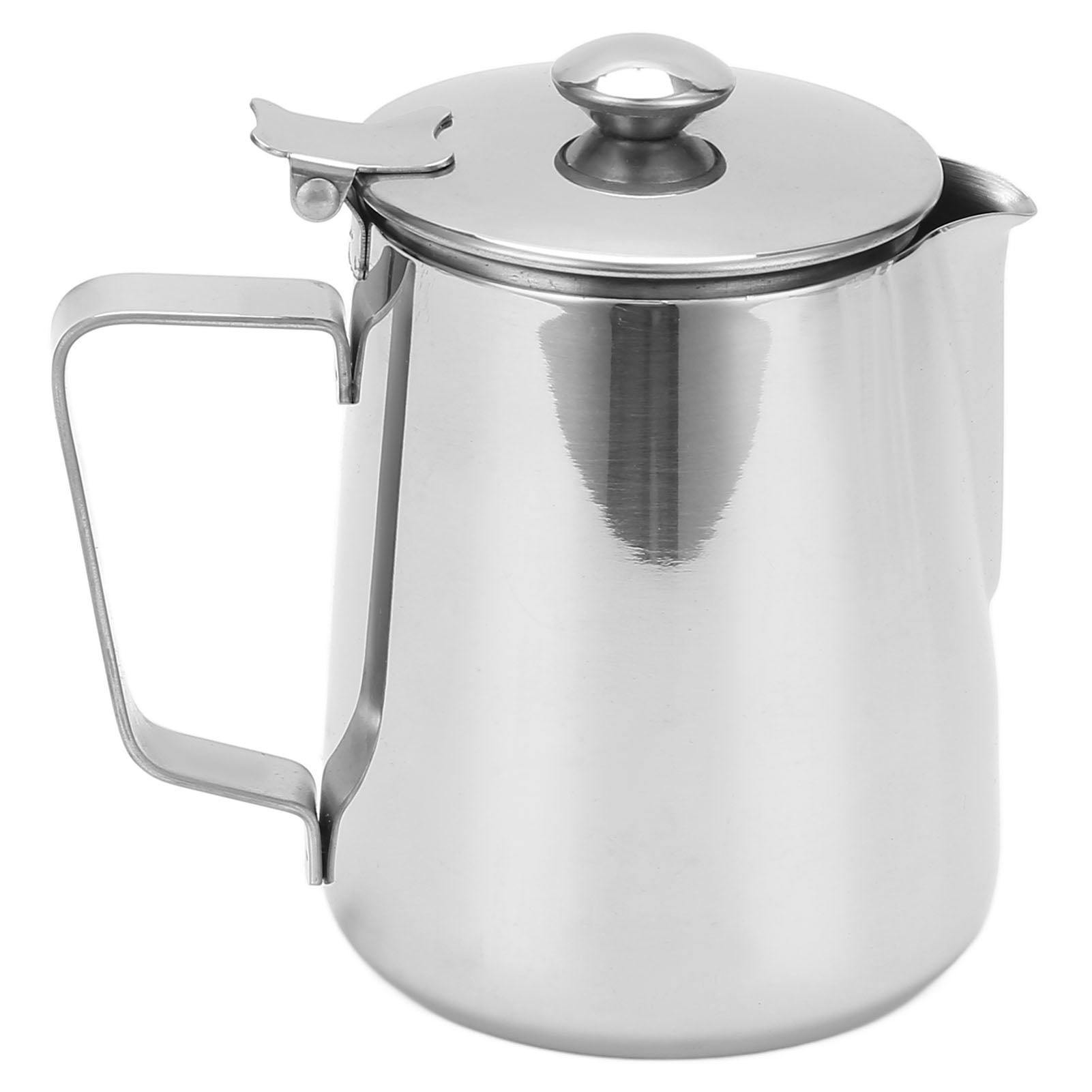 1500ML Milk Frothing Pitcher with Lid, 304 Stainless Steel, Smooth ...