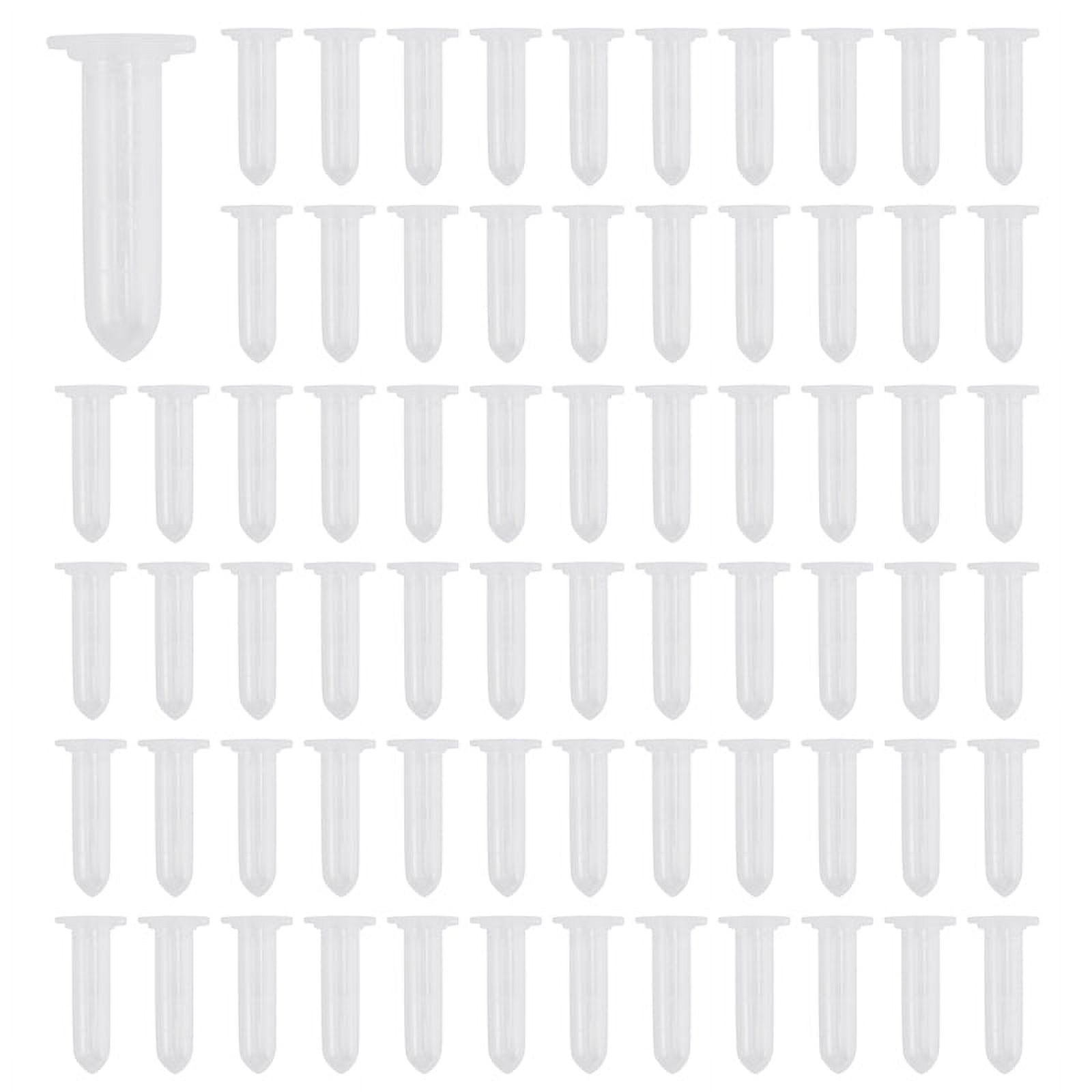 1500Pcs 2Ml Micro-Centrifuge Tube Test Tube Vial Clear Plastic Vials ...