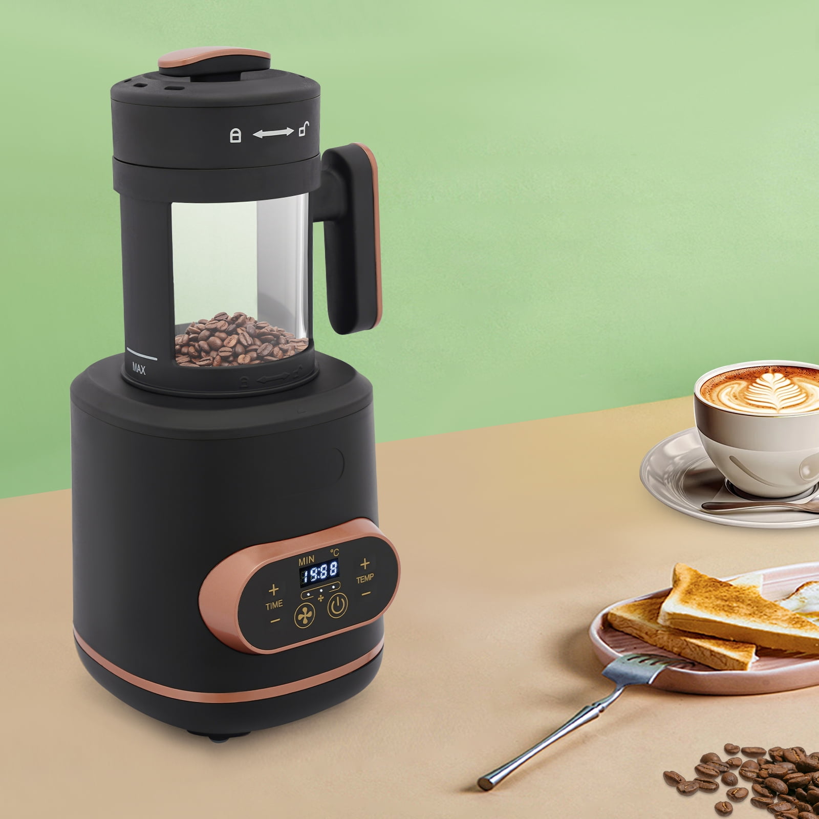 1500W 110V Electric Coffee Bean Roaster Machine Coffee Bean Roaster ...