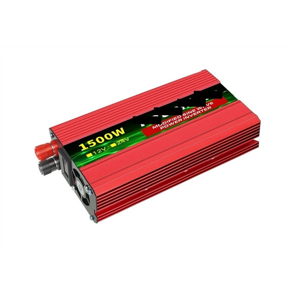 1500W/2000W/2600W DC 12V To AC 220 Portable Car Power Inverter Charger ...