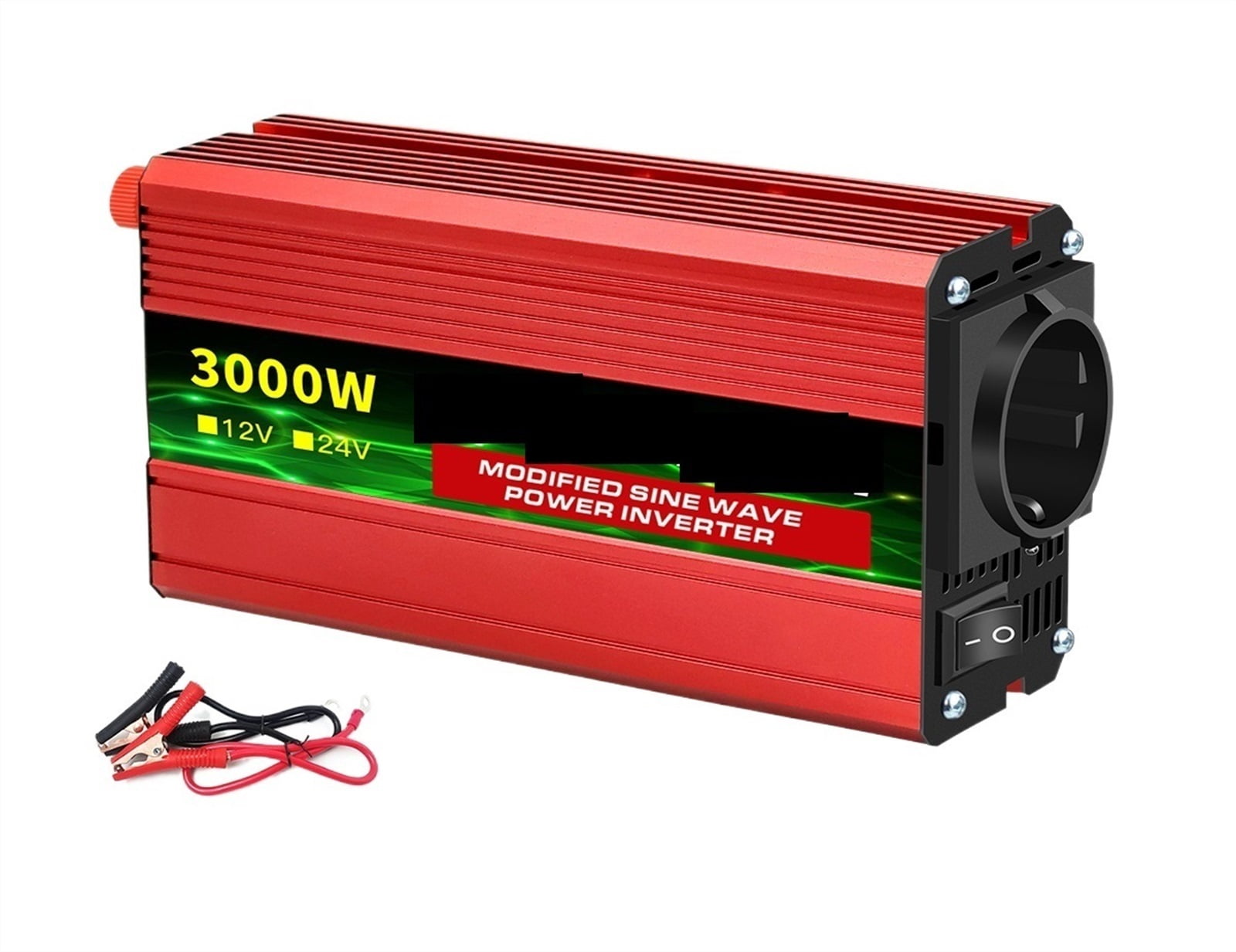 1500W/2000W/2600W DC 12V To AC 220 Portable Car Power Inverter Charger ...