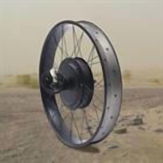 1500W 26" LCD Electric Fat-Bike Conversion Kit Snow E-bike Rear Wheel ...