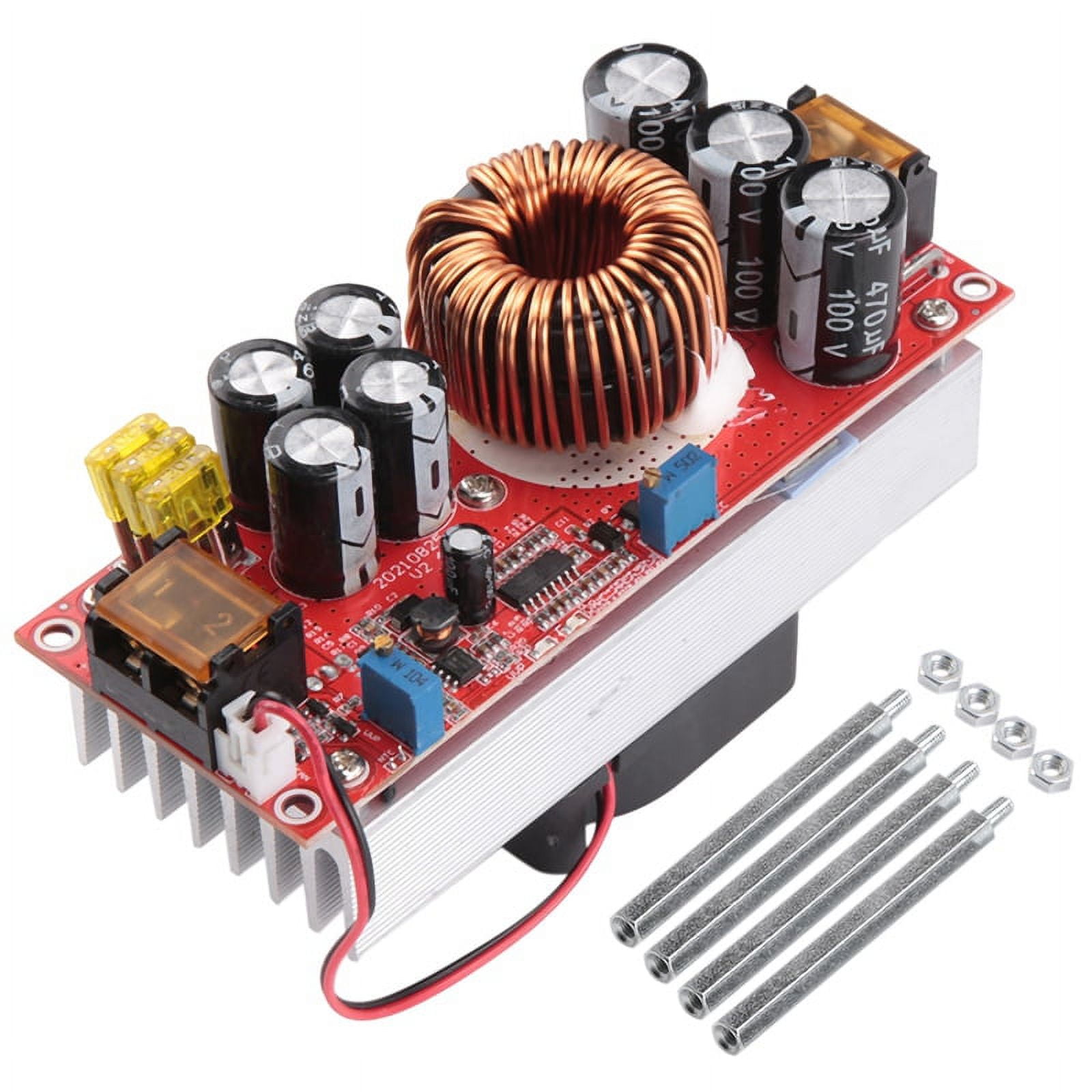 1500W 30A DC-DC Boost Converter Module 10-60V to 12-97V Voltage Step Up ...