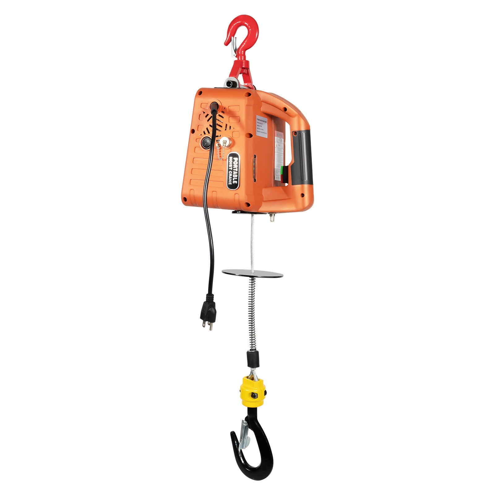 1500W 660 lbs Electric Hoist Winch Engine Crane Overhead Lifting ...