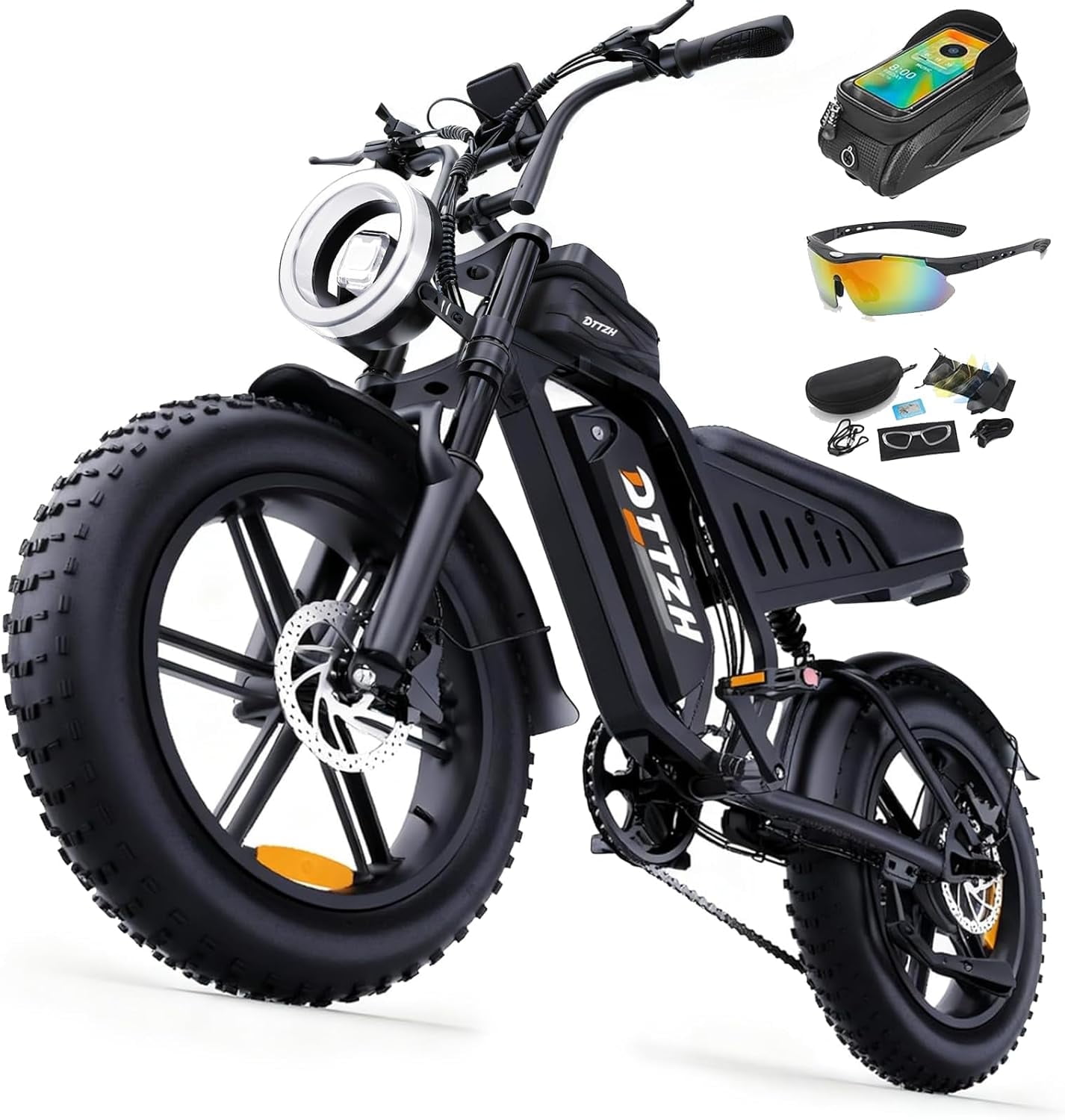 1500W Adult Electric Bike, 33MPH Fast E Bikes for Adults Electric, 20 ...