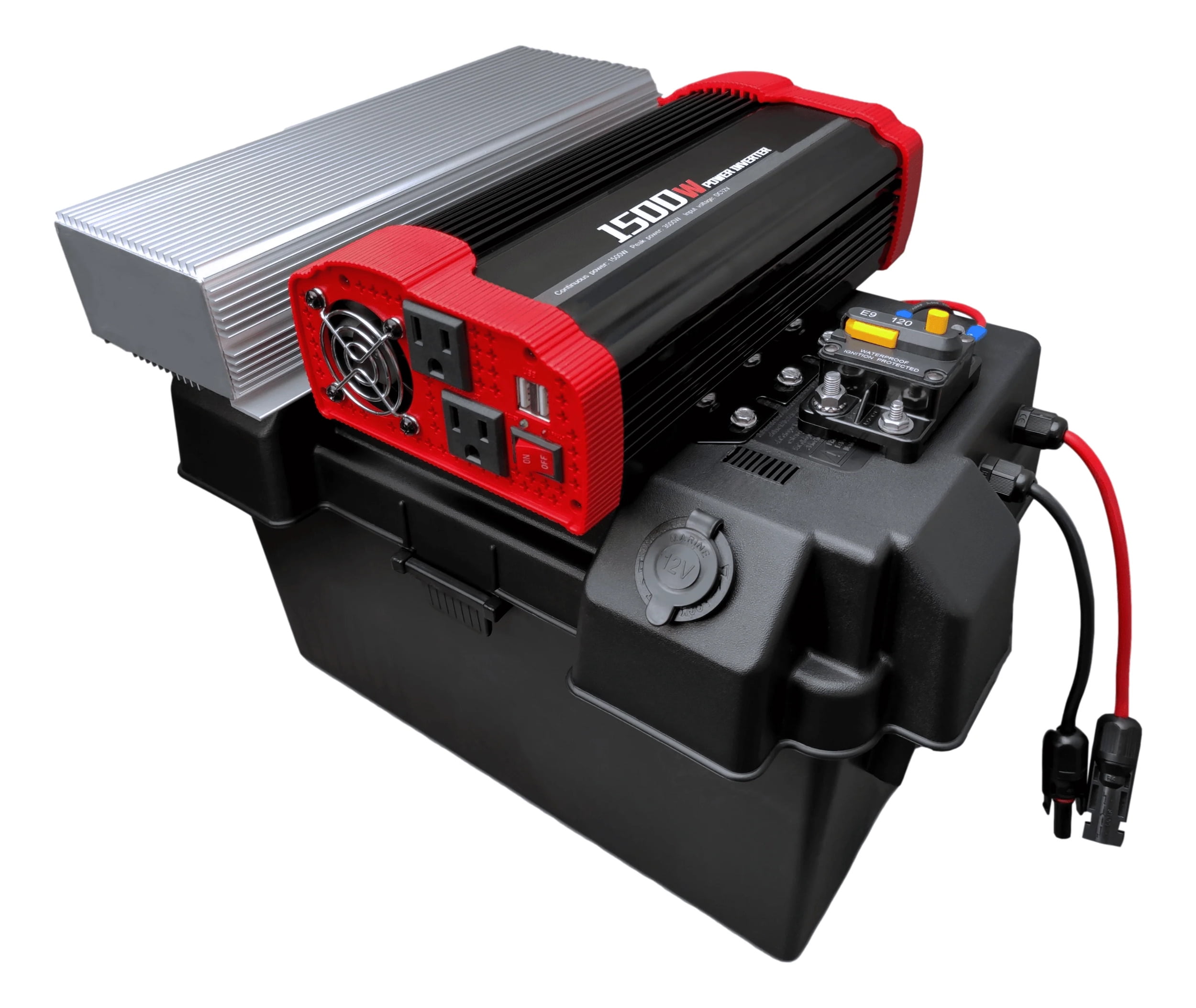 1500W BatteryLESS Solar Panel to 12V Solar Generator, No Battery ...