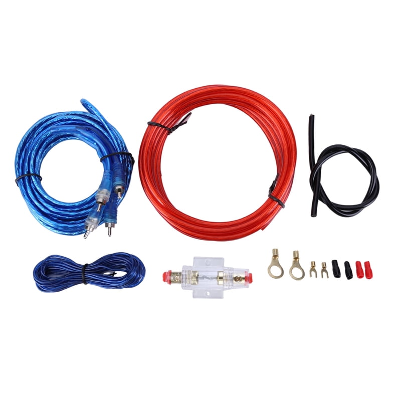 1500W Car Audio Speakers Wiring Kit 8GA 60AMP Subwoofer Amplifier AMP ...