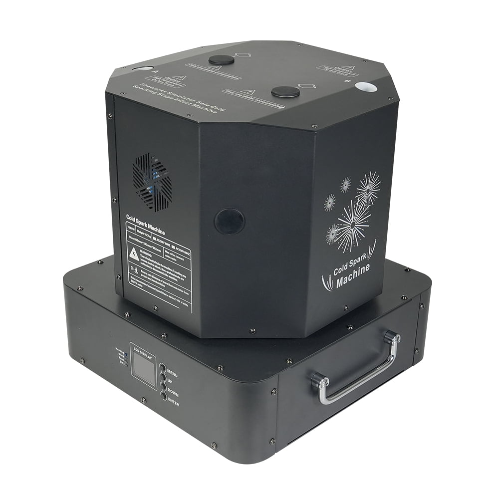 1500W Double Head Cold Spark Machine DMX512 Firework Machine 3-16ft ...