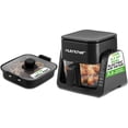 1500W Electric Air Fryer & Grill with 4L Glass Pot, 7-in-1 Functions ...