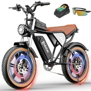 Macfox X2 Throttle Motorized Electric Bike with High-Power Brushless ...