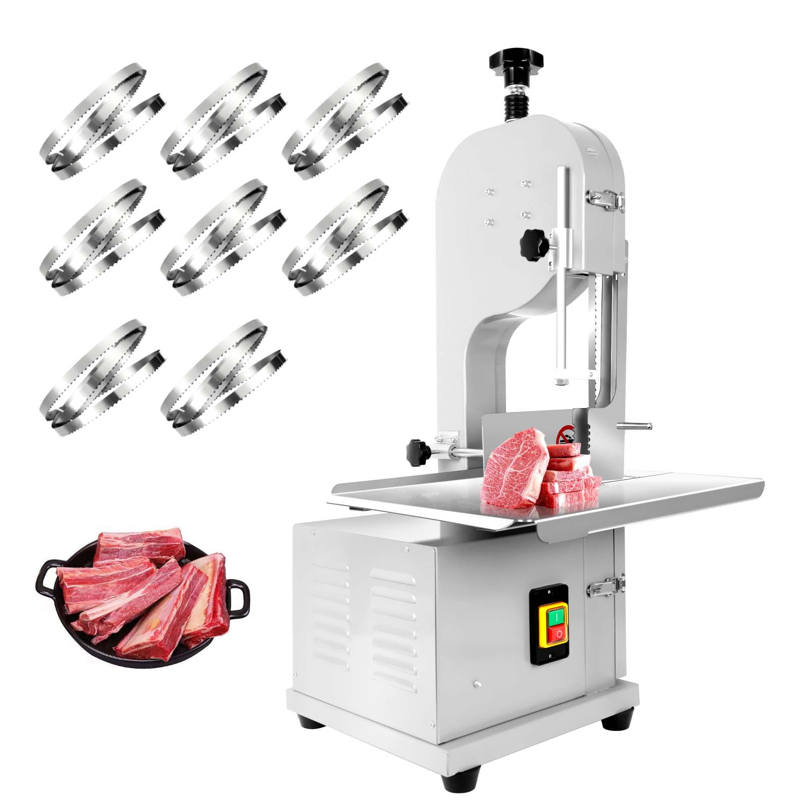 1500W Electric Bone Saw Machine, 8 Saw Blades, 0.04-7.8" Cutting Range ...