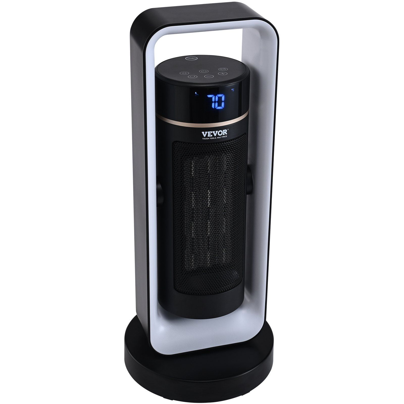 1500W Electric Ceramic Heater with Remote Control & Thermostat, Quiet ...