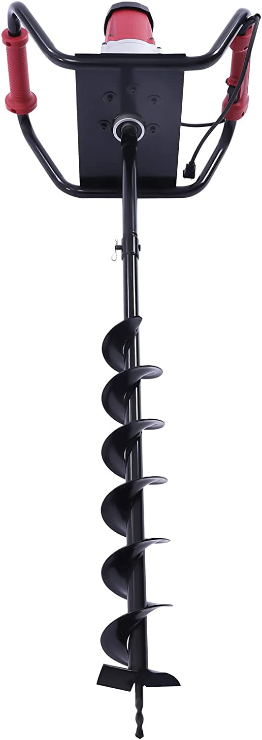 1500W Electric Post Hole Digger,1.6HP 200rpm Adjustable Auger Digging ...