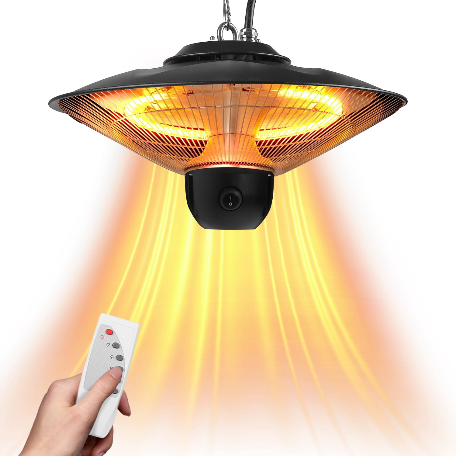 1500W Outdoor Heat Lamp Haning Patio Heater for Outdoor Use Electric ...