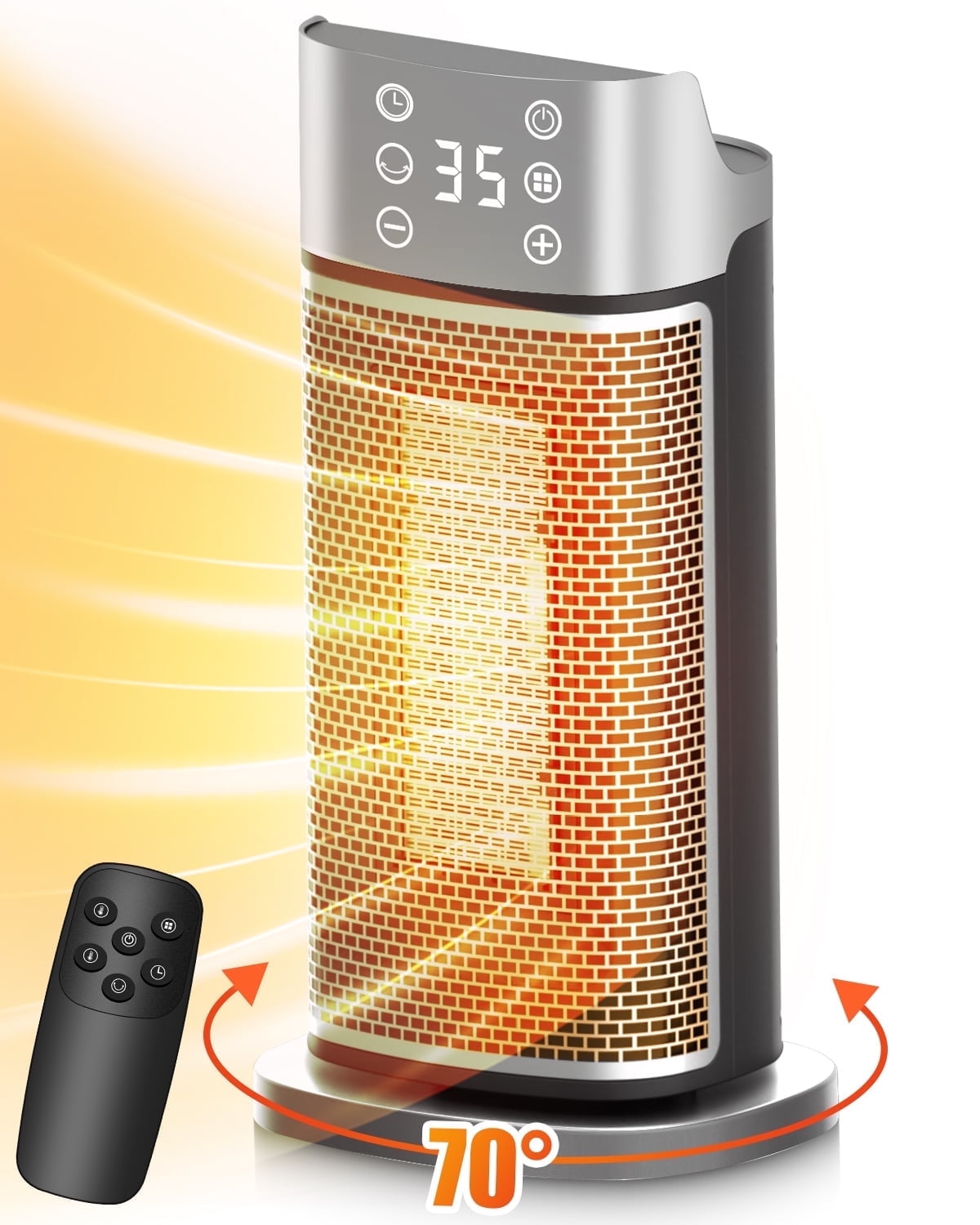 Space Heaters for Indoor Use,WLRETMCI 1500W Portable Space Heater,16 ...