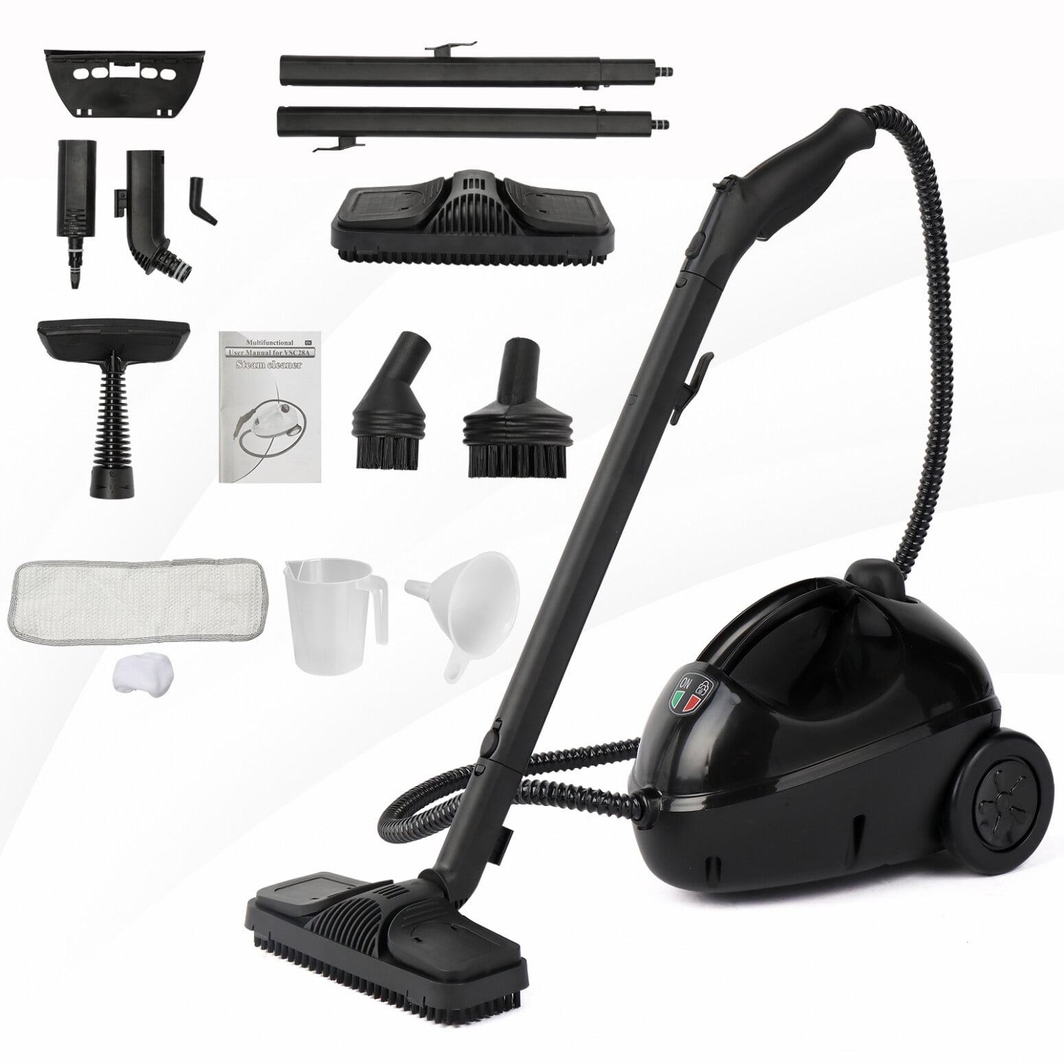 1500W Powerful Steam Mop, Multi-Purpose Steam Cleaner, Best Hand Held ...