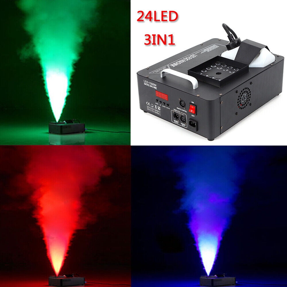 1500W Smoke Fog LED RGB DMX Vertical Spray Stage Light Fogger Effects ...