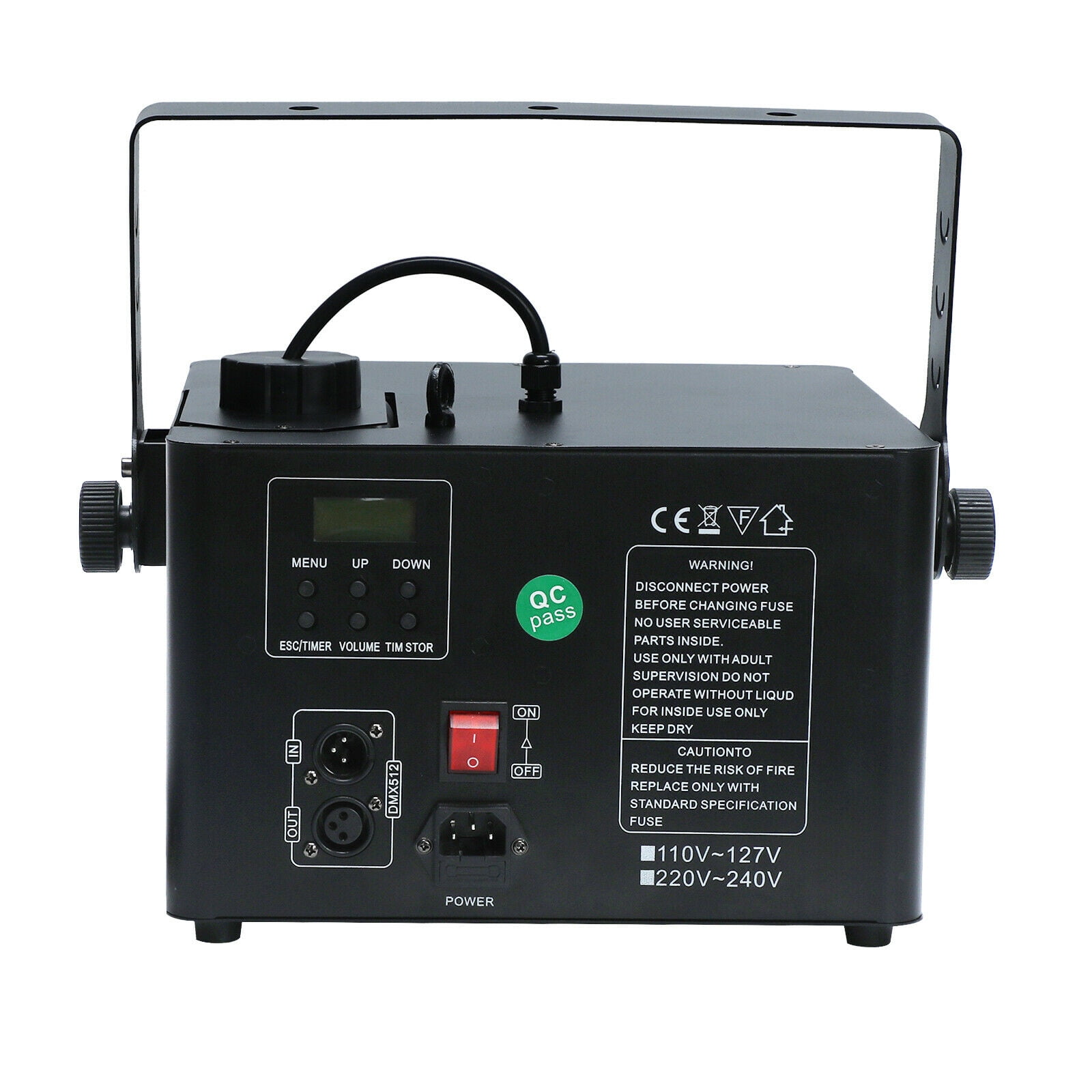 1500W Stage Haze Smoke Machine Low Lying Hazer Club Disco DMX Remote ...