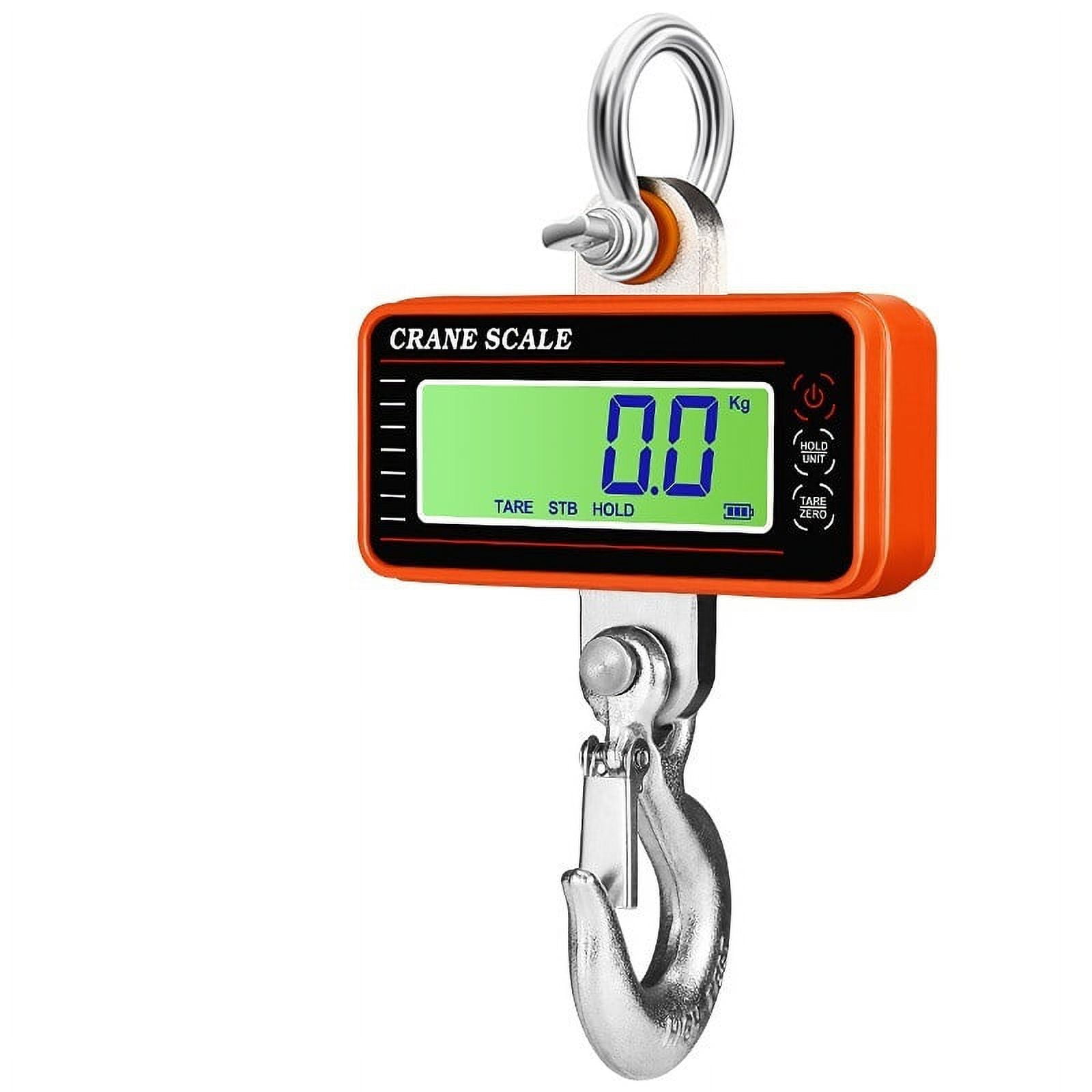 1500kg/1000kg/500kg Digital Hanging Scale Crane Scale with 65ft Remote ...