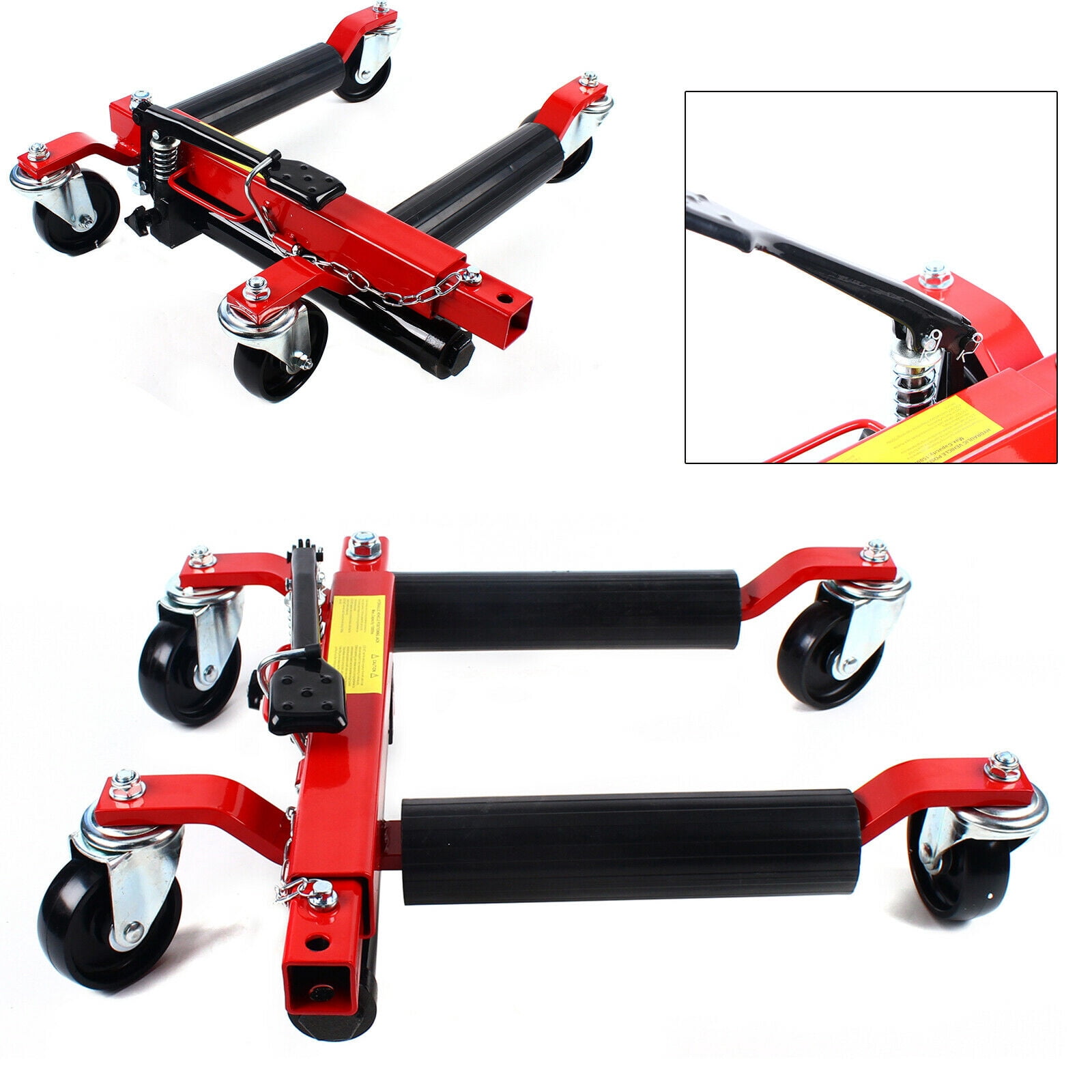 1500lb Hydraulic Wheel Dolly Auto Vehicle Positioning Moving Car Tire ...