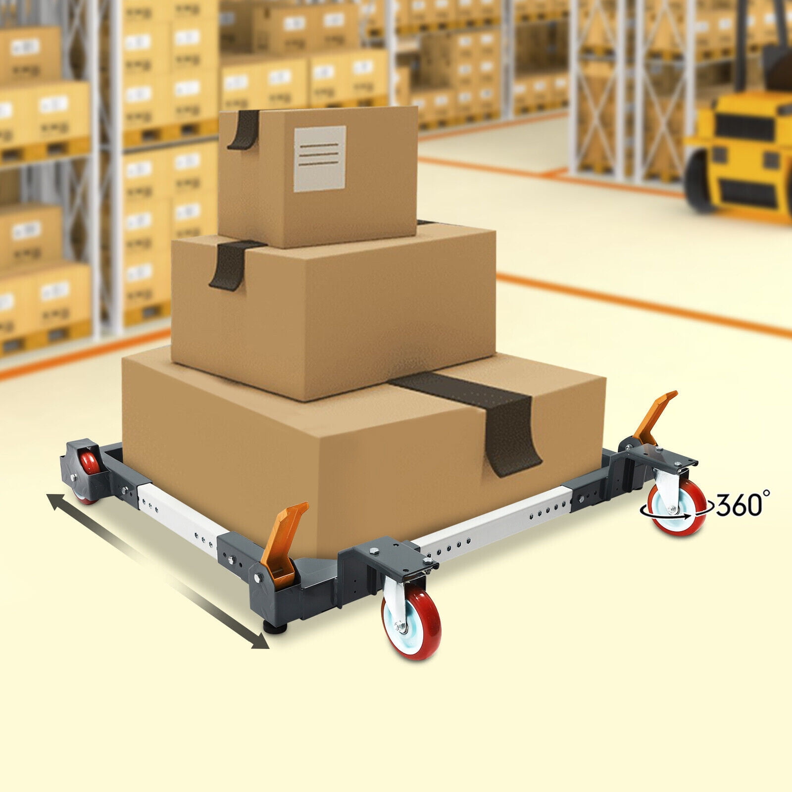 1500lbs Mobile Base Heavy Duty Mover Universal Stand w/Caster For Tools ...