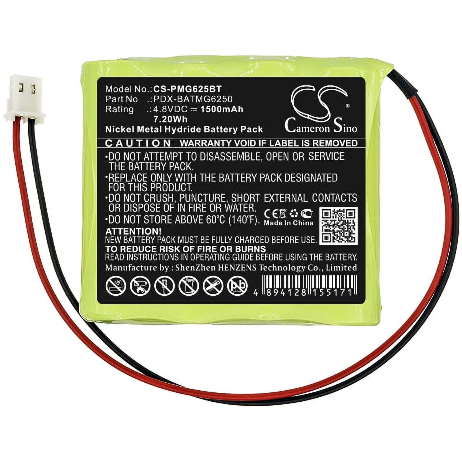 1500mAh Paradox PDX-BATMG6250 Battery for MG6250 Control Panel Magellan ...