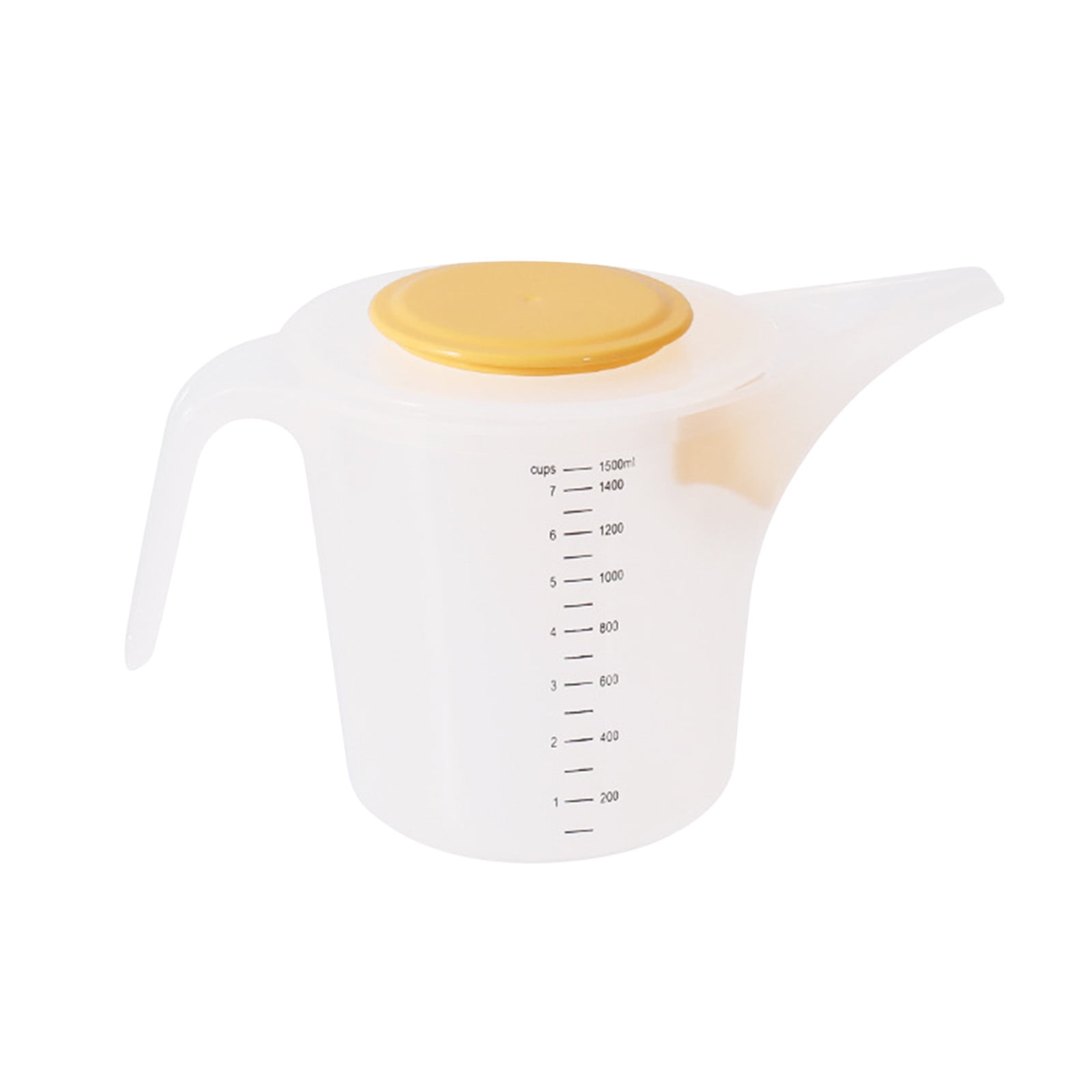 1500ml Plastic Pour Measuring Cup Water Pitcher Jugs with Splashs Cover ...