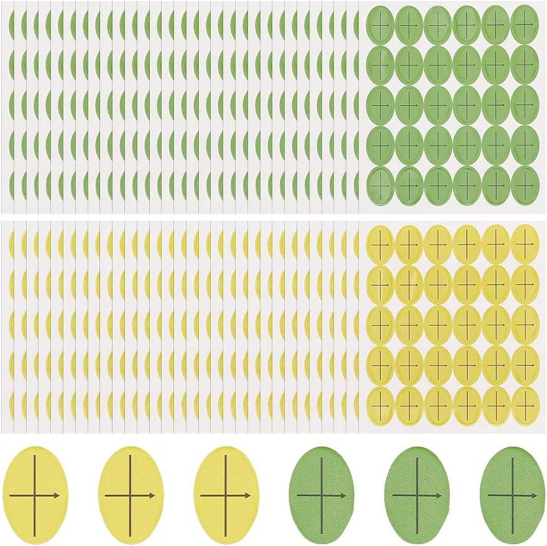 1500pcs/50 Sheets Embroidery Placement Stickers Reusable Target ...