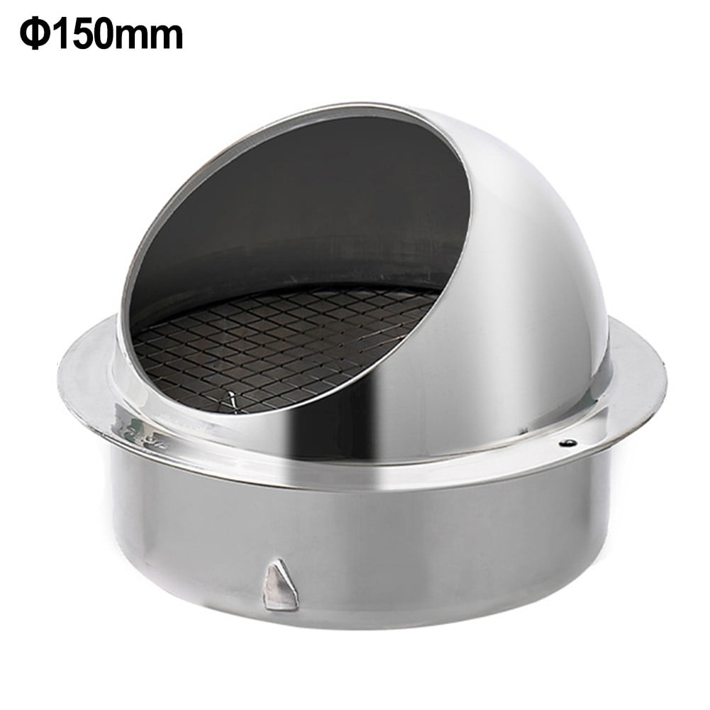 150200mm Steel Ventilation Grill Wall Hole Cover Extractor Hood Louver ...