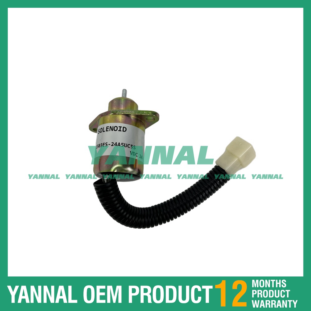1503ES-24A5UC5S 17454-60010 SA-4569-T 24V Solenoid Valve For Kubota ...