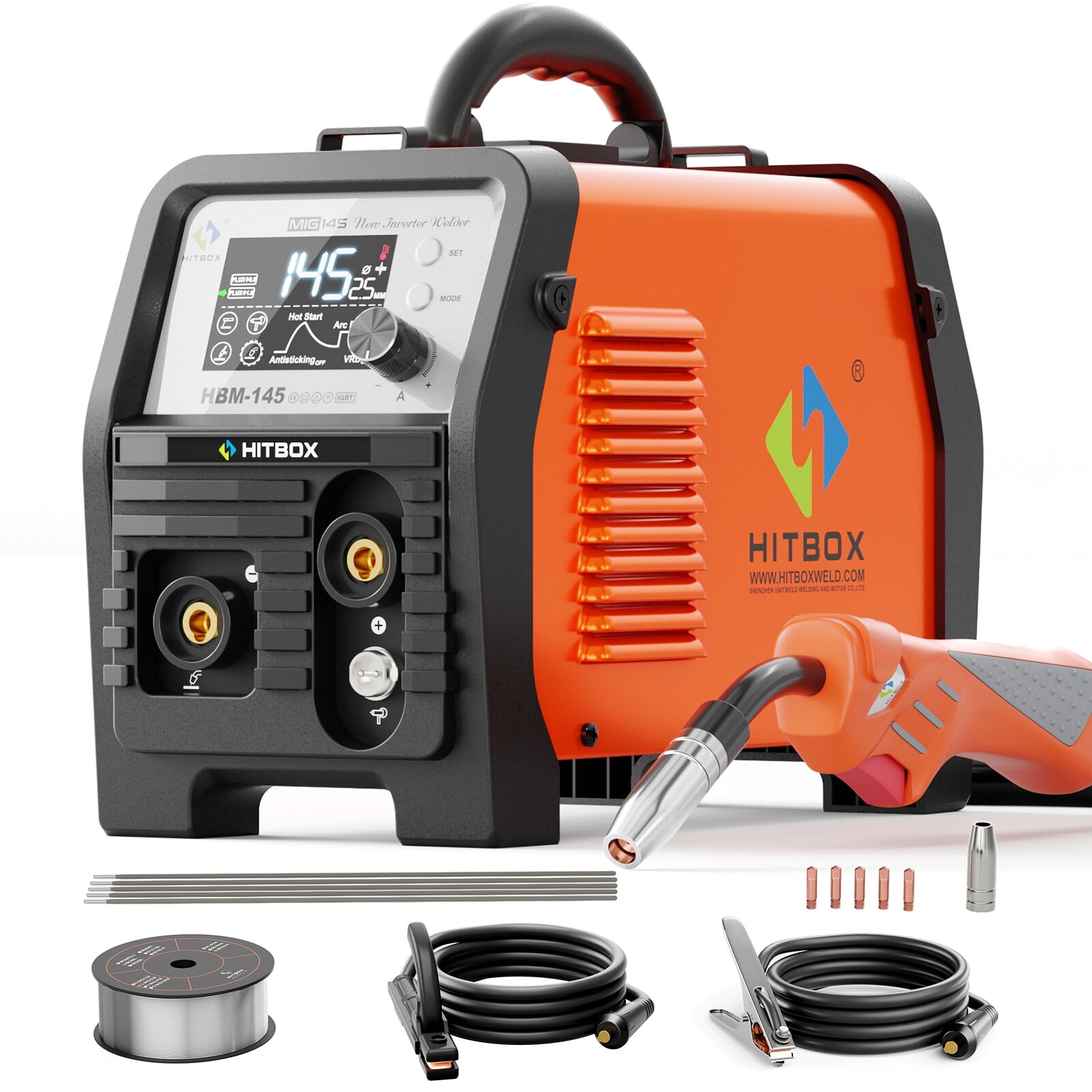 150Amp 4 IN 1 MIG Welding Tool MMA Lift TIG Support Spool Gun Gasless ...