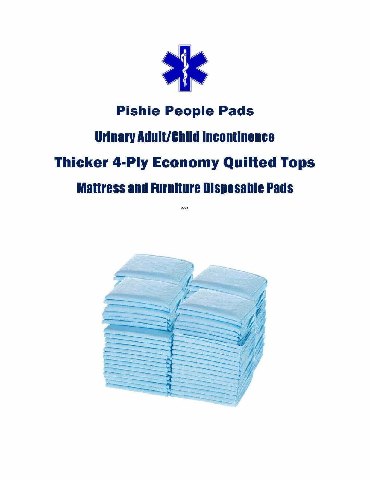 150CT 23x36" Econo-Plus Quilted Adult/Child Disposable Urinary ...