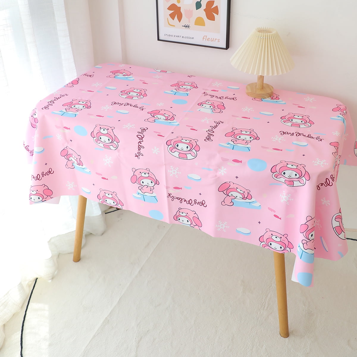 150Cm Sanrios Cute Cartoon Tablecloth Kay Wow My Melody Hello Kittys ...
