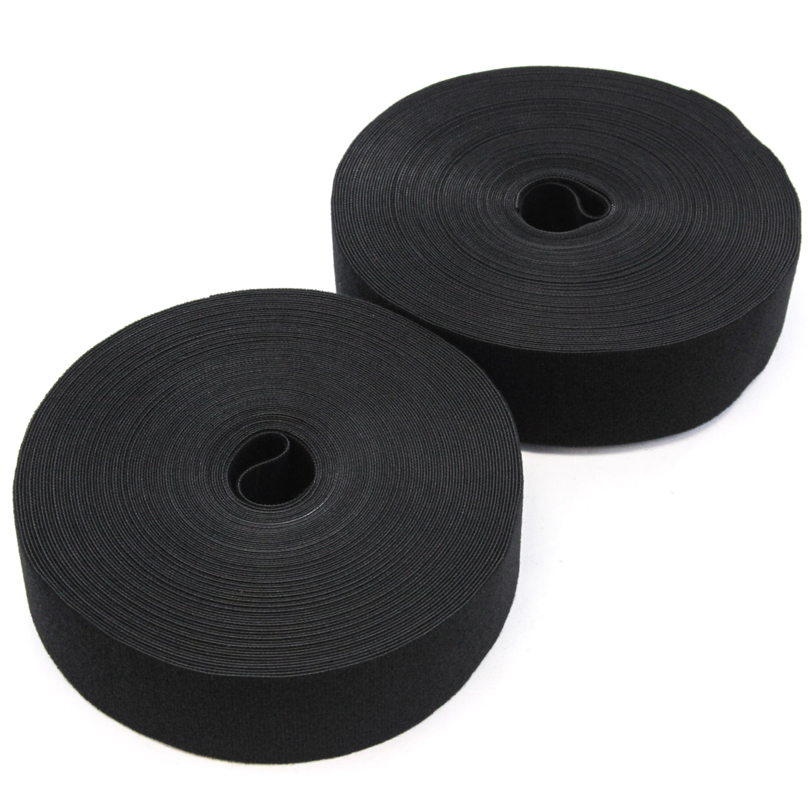 150FT Reusable 2 Inch Roll Hook & Loop Cable Fastening Tape Cord Wraps ...