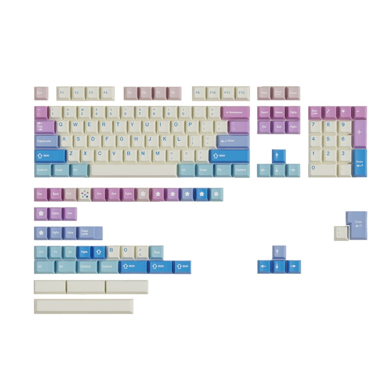150Keys PBT Material Keyboard Keycaps for Most Mechanical Keyboards A ...
