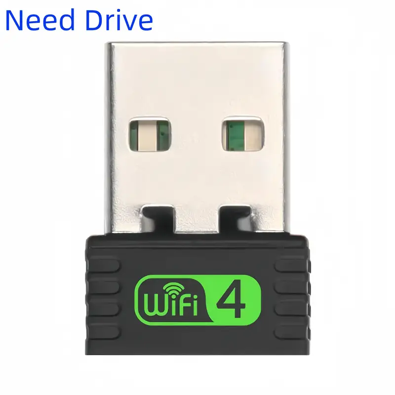 150Mbps USB WiFi Adapter 2.4Ghz Wireless External Receiver Free Drive Ethernet Network Card WiFi ...