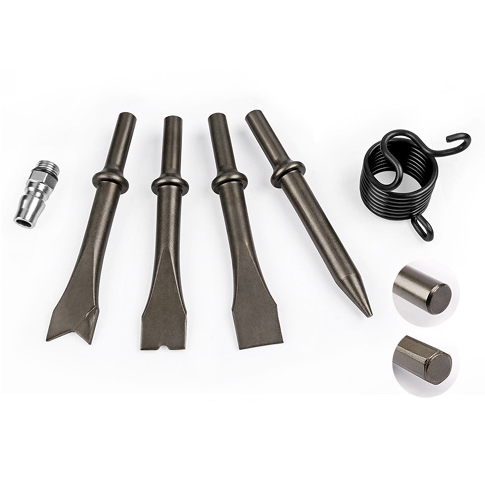 150Mm Air Hammer Rust Remover Air Shovel Pneumatic Tools with 4 Chisels ...