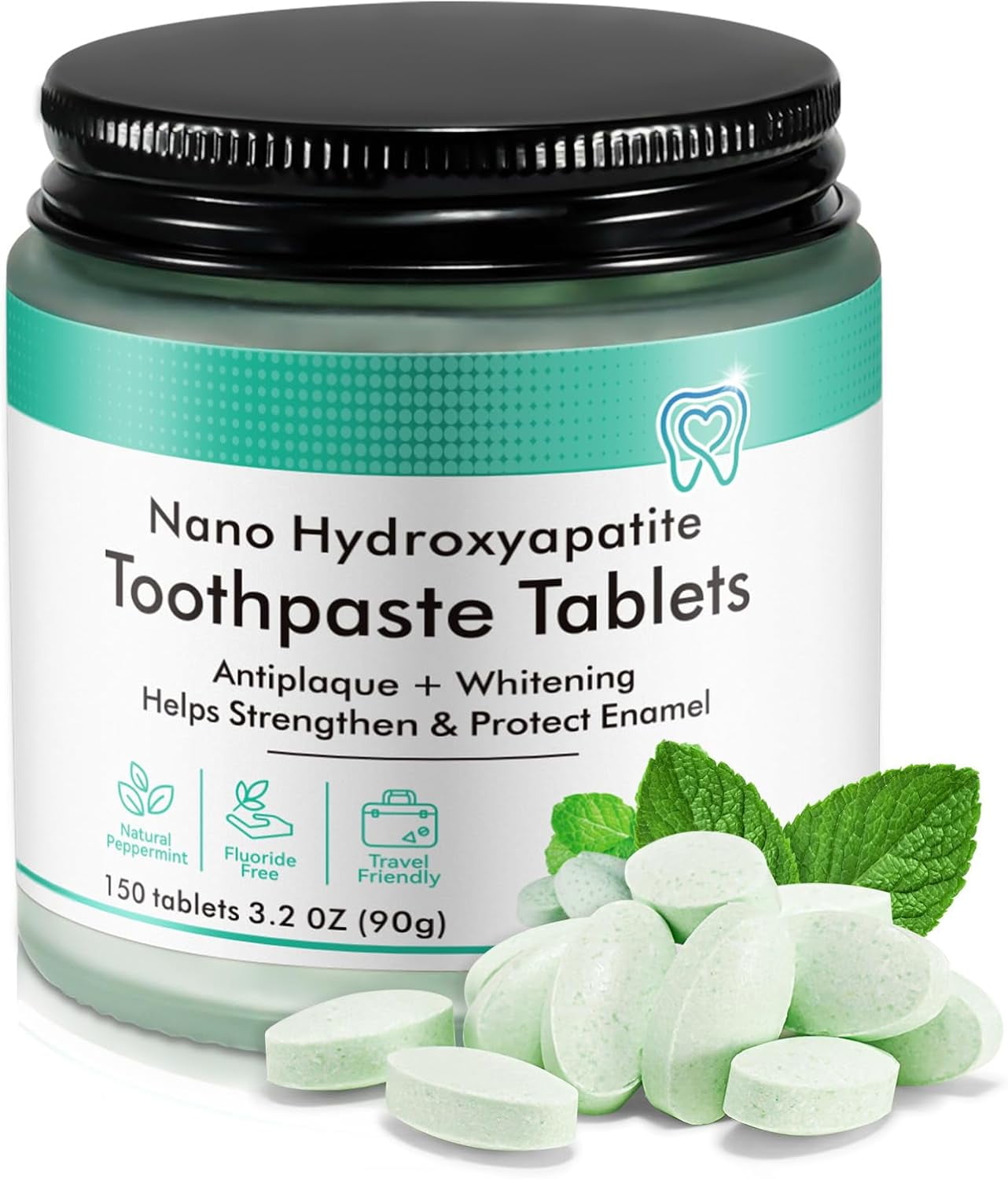 150P Toothpaste Tablets-Nano Hydroxyapatite,Chewable Toothpaste Tablets ...