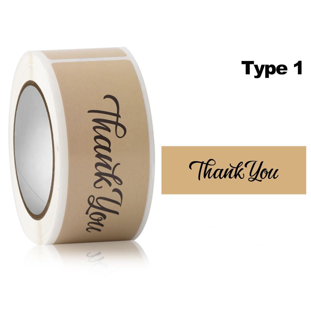 150PCS 3x1 Inch Package Decoration Stationery Sealing Labels Kraft ...