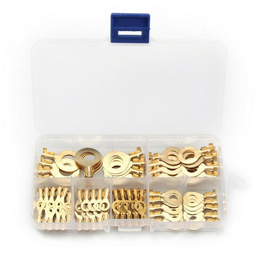 150PCS/Box M3/M4/M5/M6/M8/M10 Wiring Kit Spade Crimp Wire Connector ...