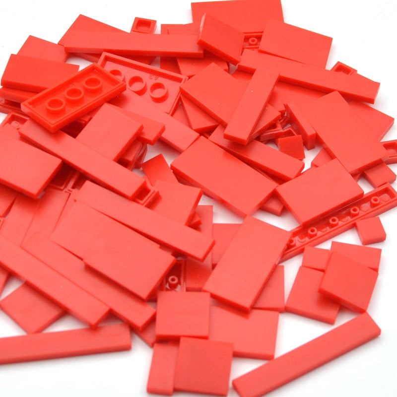 150PCS DIY Model Smooth Thin Building Blocks MOC Multicolour Toy Parts ...