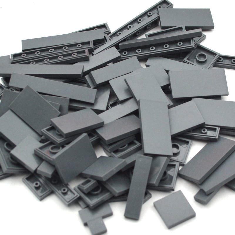 150PCS DIY Model Smooth Thin Building Blocks MOC Multicolour Toy Parts ...