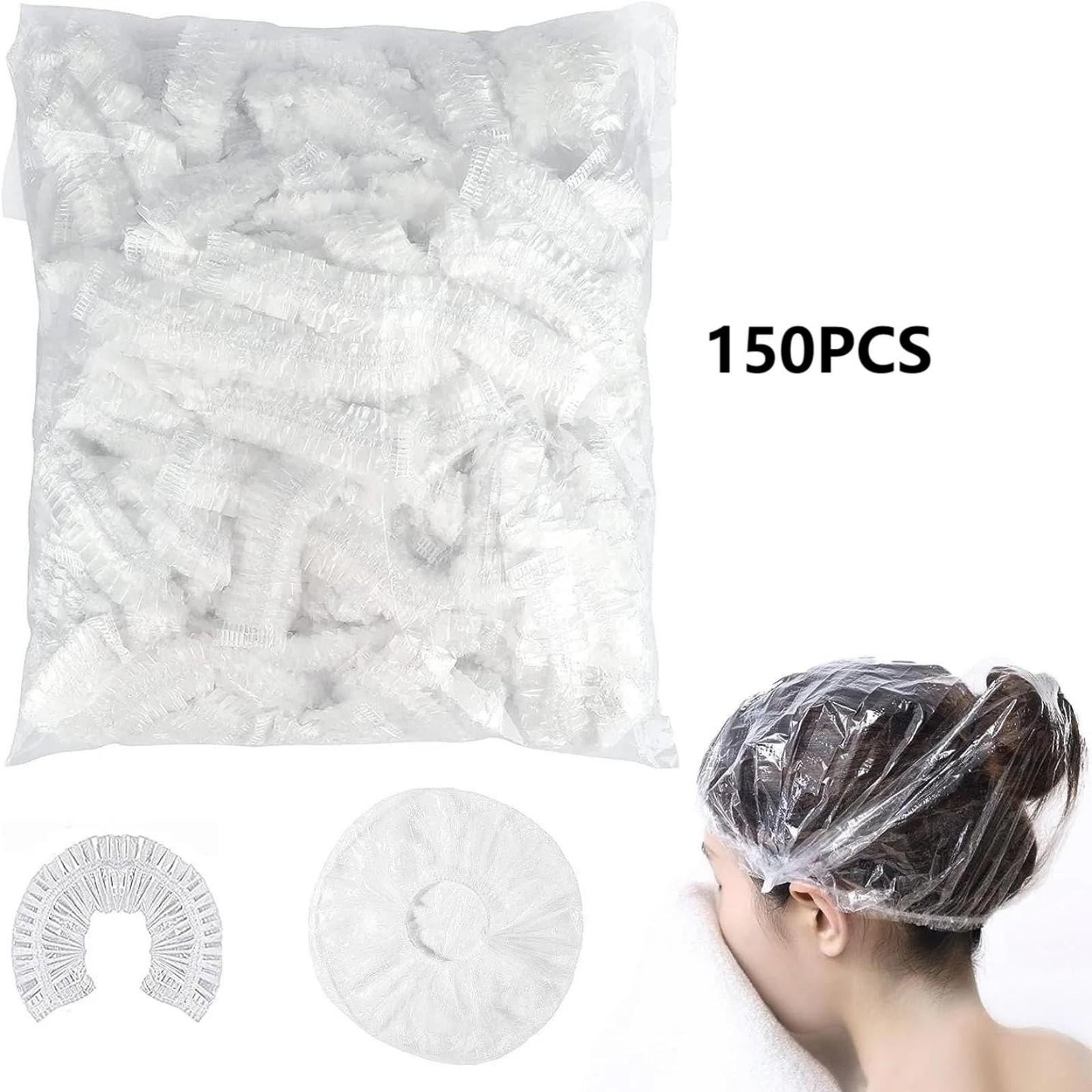 150PCS Disposable Shower Caps, Large Waterproof Hair Caps for Women ...