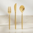 150PCS Gold Plastic Silverware, Plastic Utensils, Disposable Utensils ...