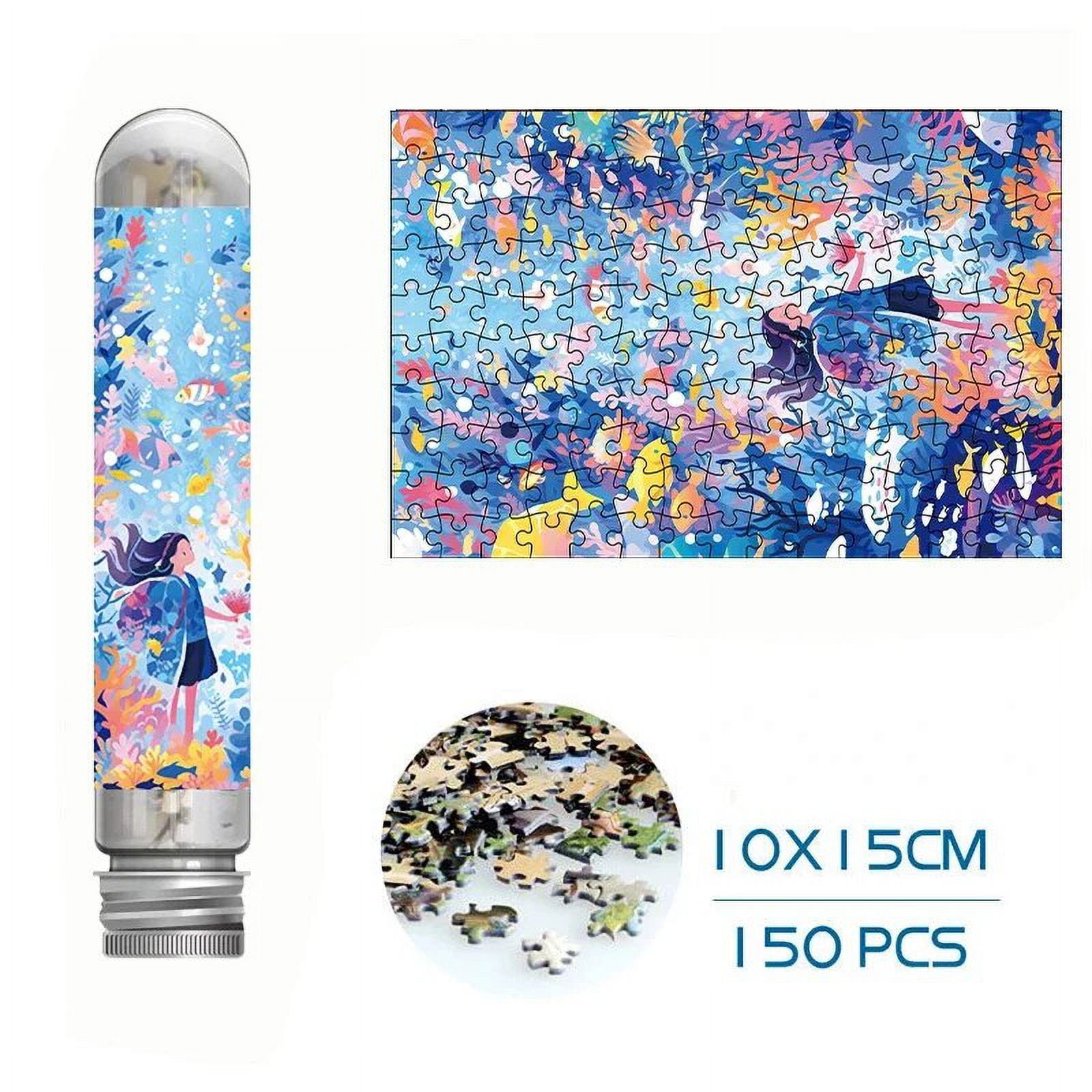 150PCS Mini Test Tube Jigsaw Puzzles for Adults Decompression Toy ...
