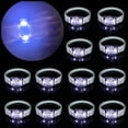 150PCS Music&Sound Activated Led Bracelets White Light Bracelets ...