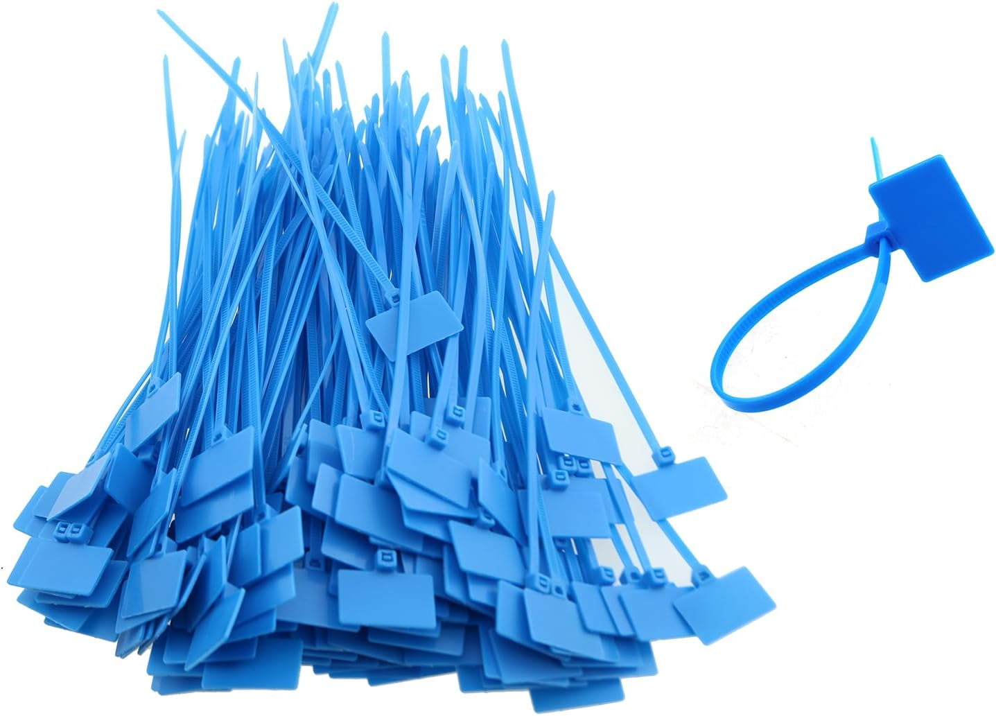 150PCS Nylon Cable Tie Label 5.9 Inch Blue Security Seal Label ...