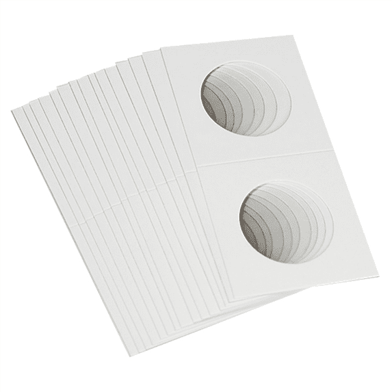 150PCS Square Cardboard Coin Holders Coin Supplies Coin Album ...