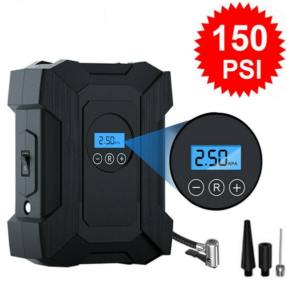 150PSI Car Air Tire Pump Inflator Portable Compressor Digital Electric ...